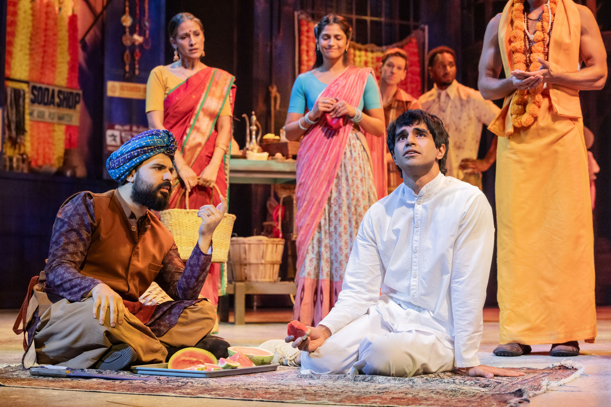 21- Pragun Bhardwaj, Taha Mandviwala and the cast of the National Tour ...